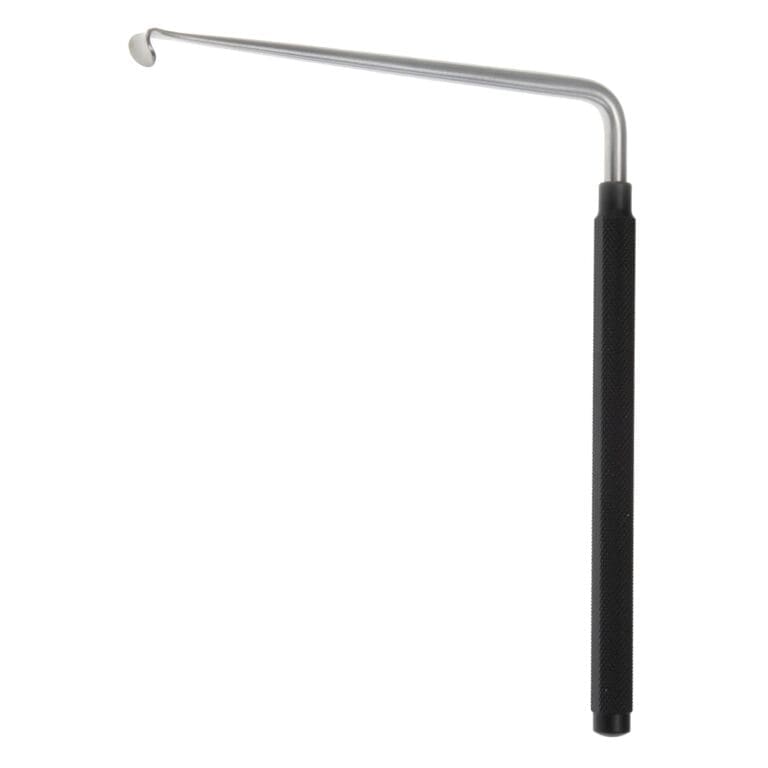 Adson Cerebellum Retractor, 7-1/2", angled 90°, blunt - BOSS Surgical Instruments