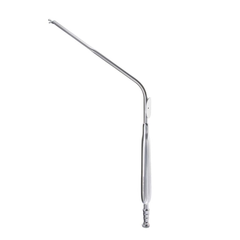 Adson Cerebellum Retractor, 7-1/2", angled 90°, blunt - BOSS Surgical Instruments