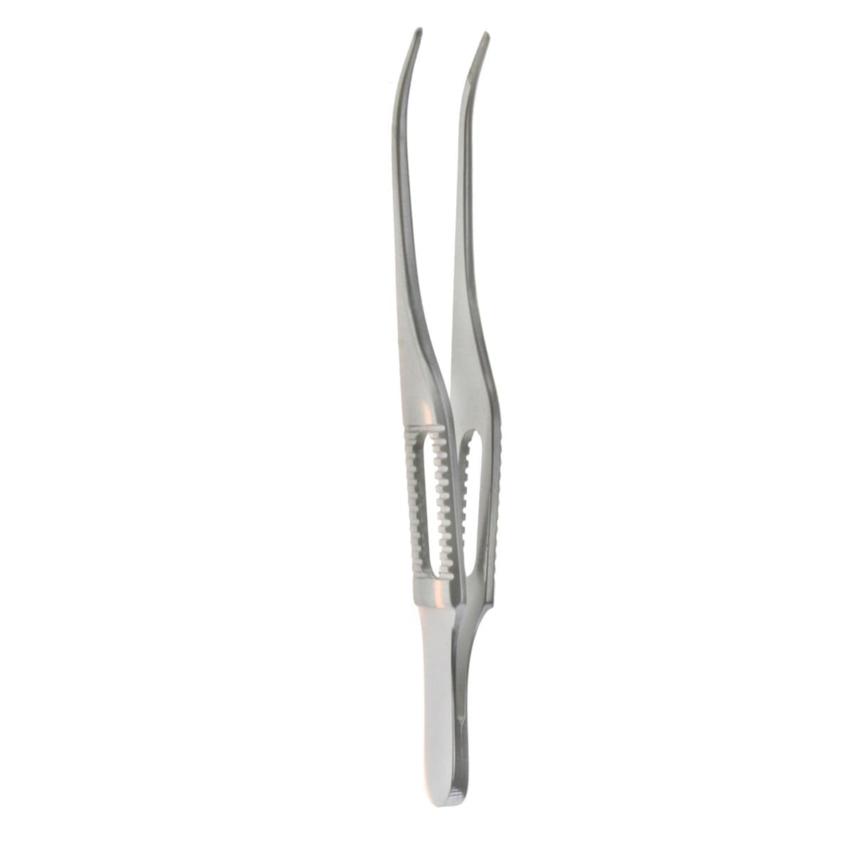 Gill Iris Forceps - curved cross serrated tips - BOSS Surgical Instruments