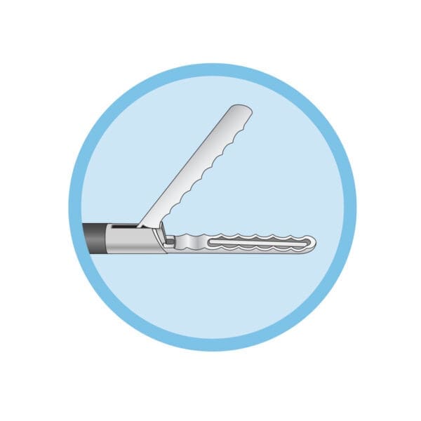 Wave-Jaw Grasper, 36cm, Non-Rotating, Single Action | | BOSS Instruments