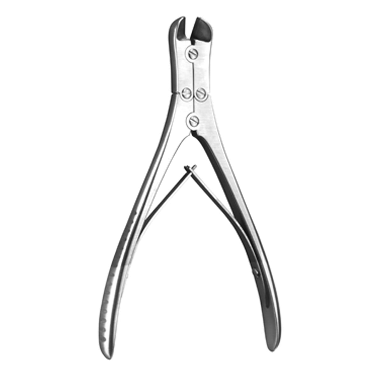 7" Double Act. Wire Cutter - angled "TC" cap 1.6mm - BOSS Surgical ...