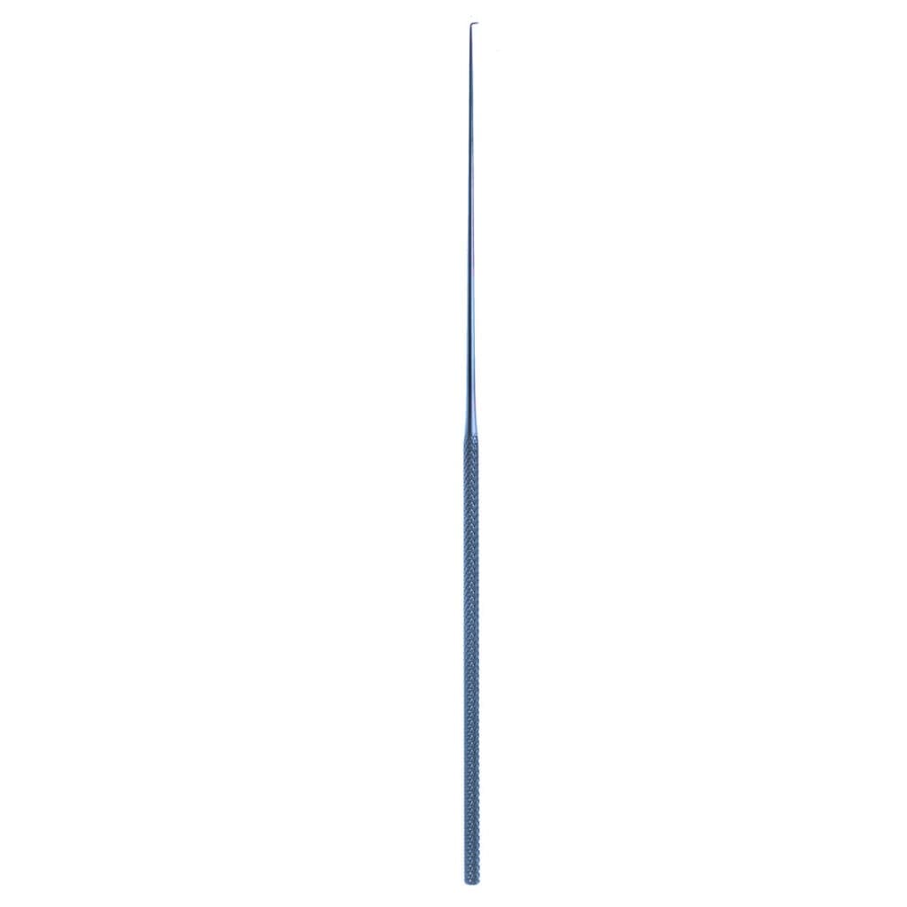Rhoton Right Angle Hook semi sharp titanium | | BOSS Instruments